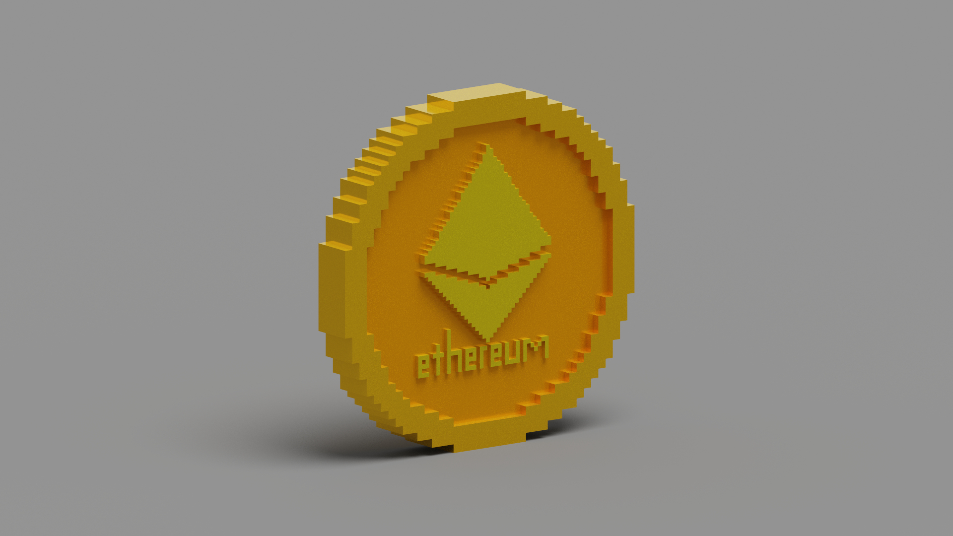 3D Ethereum Coin Model - TurboSquid 1854404