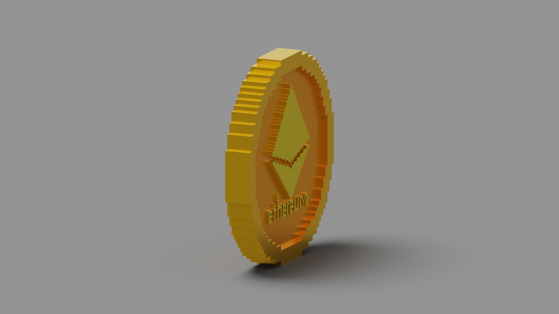 3D Ethereum Coin Model - TurboSquid 1854404