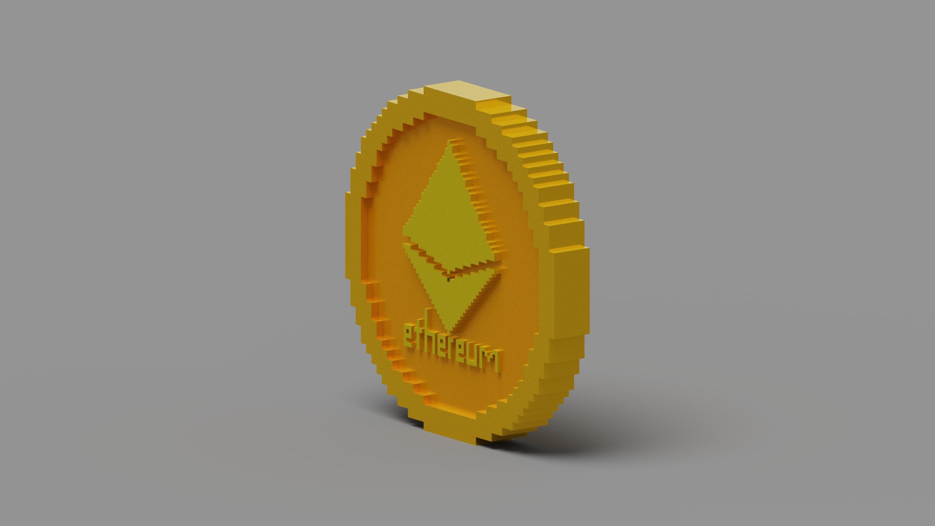 3D Ethereum Coin Model - TurboSquid 1854404