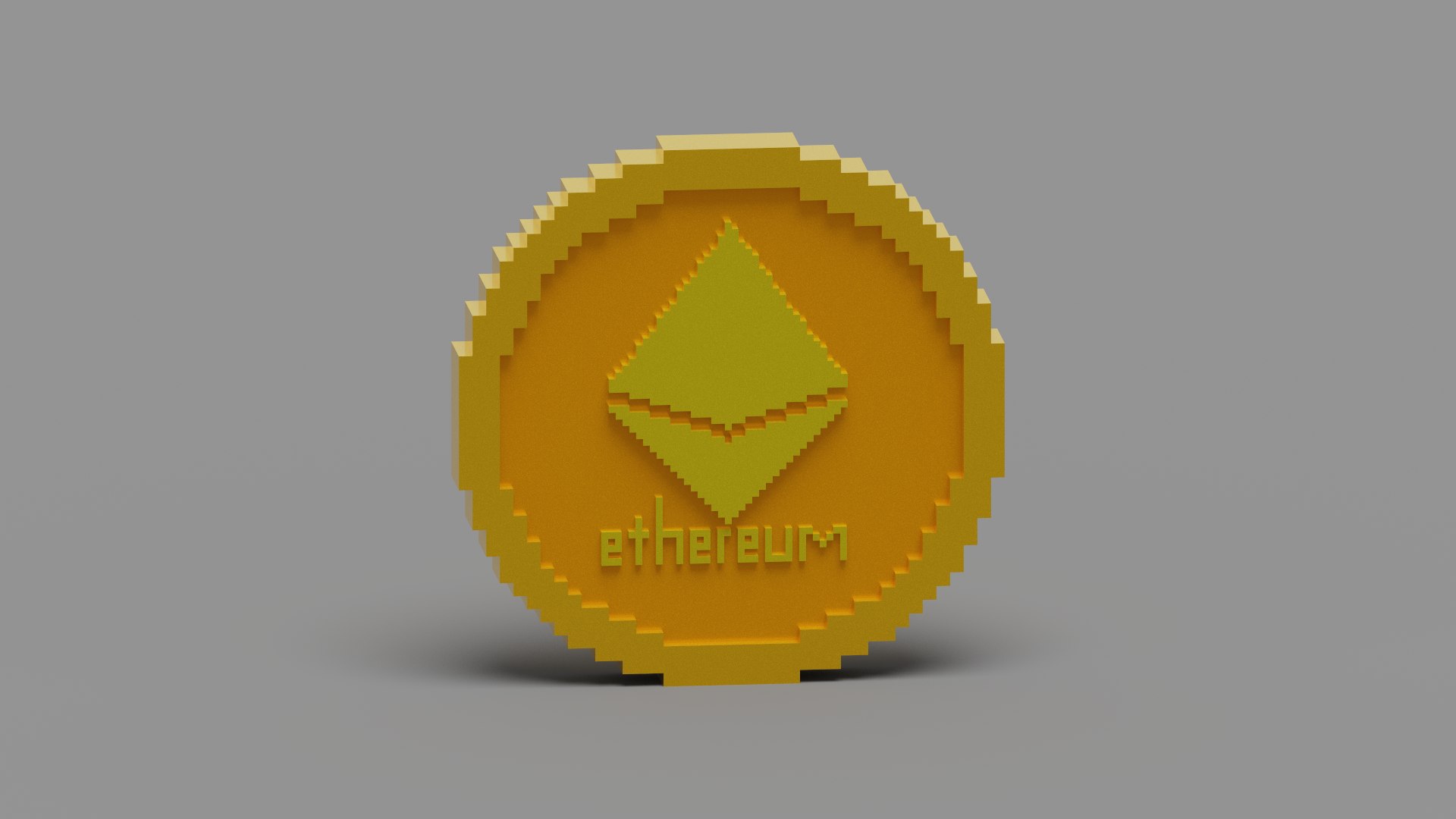 3D Ethereum Coin Model - TurboSquid 1854404