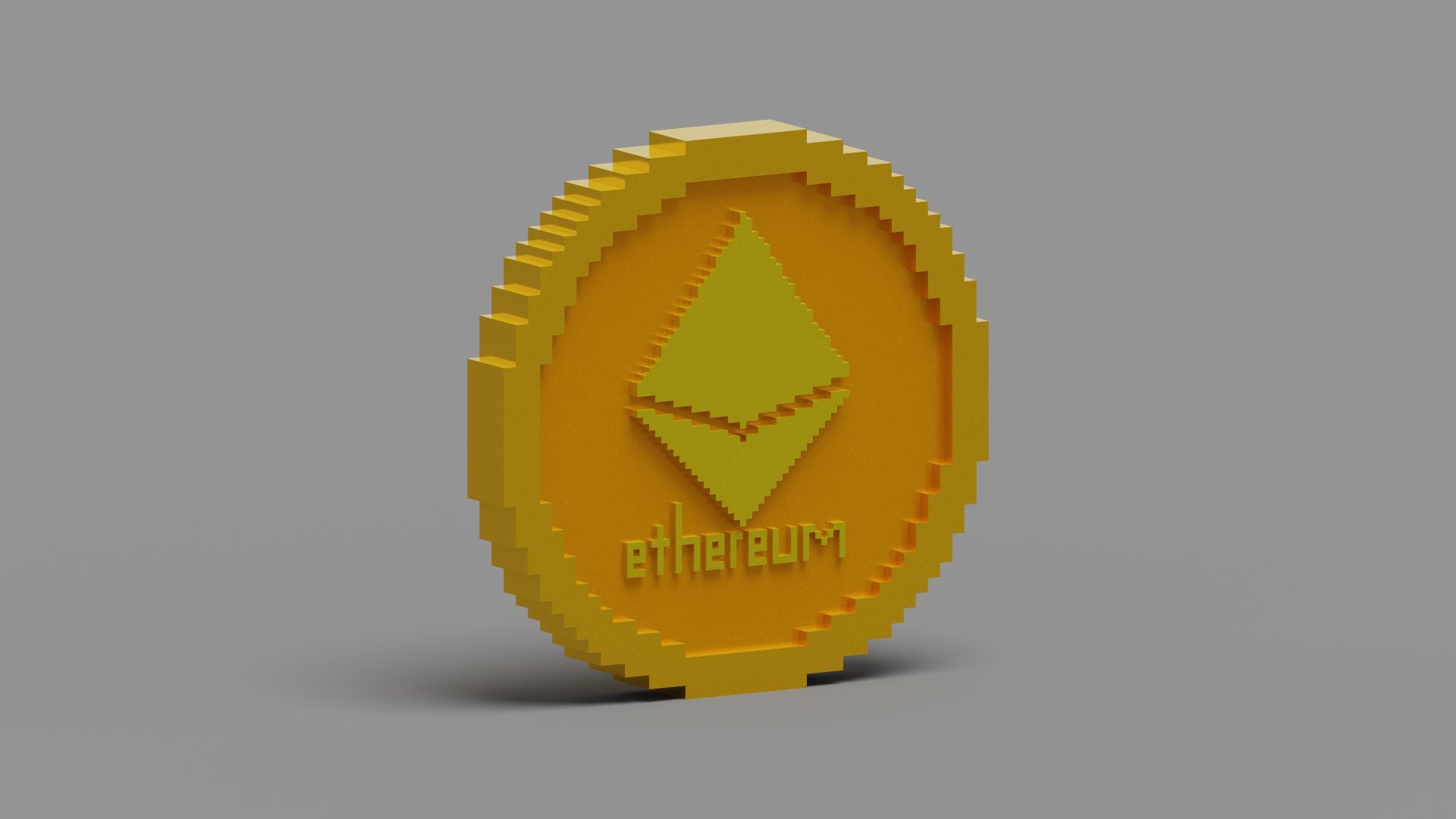 3D Ethereum Coin Model - TurboSquid 1854404