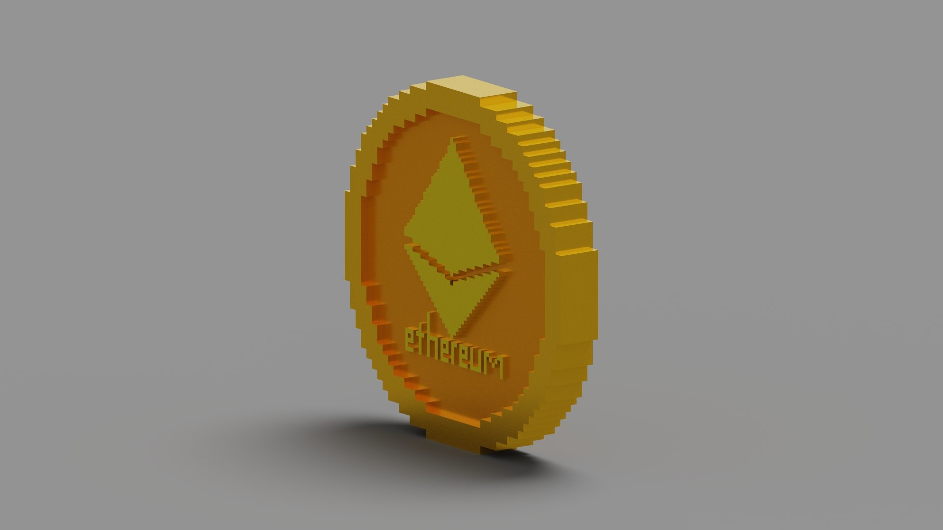 3D Ethereum Coin Model - TurboSquid 1854404