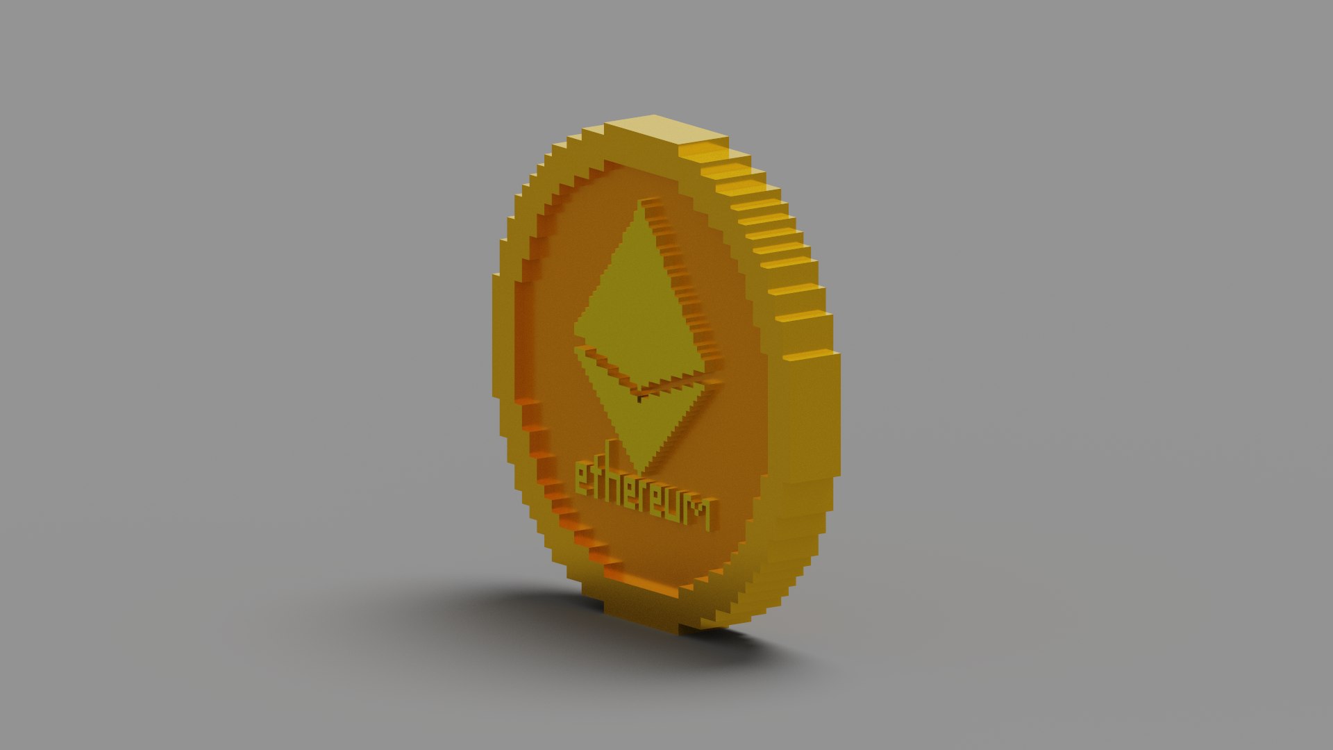 3D Ethereum Coin Model - TurboSquid 1854404