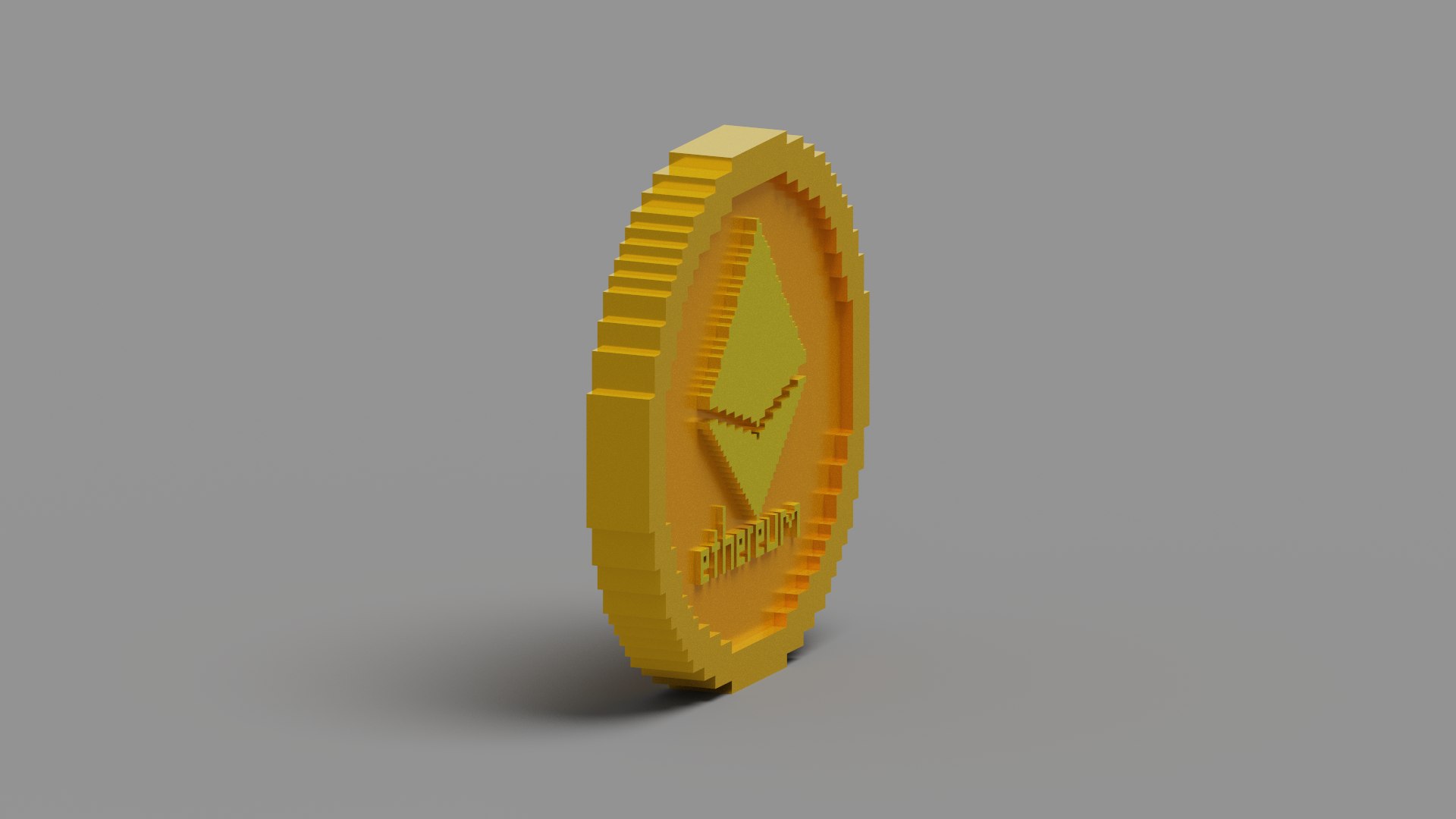 3D Ethereum Coin Model - TurboSquid 1854404