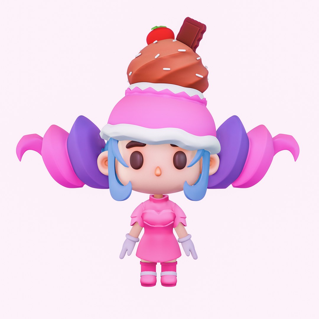 CandyGirl 3D Model - TurboSquid 2041502