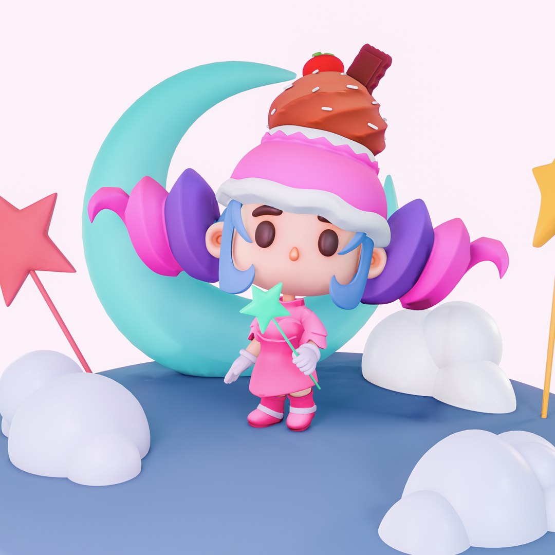 CandyGirl 3D Model - TurboSquid 2041502