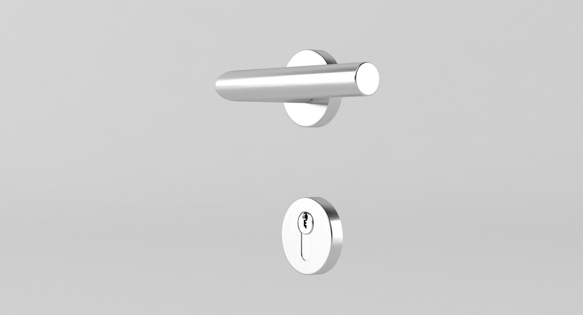 3d Model Door Handle Lock