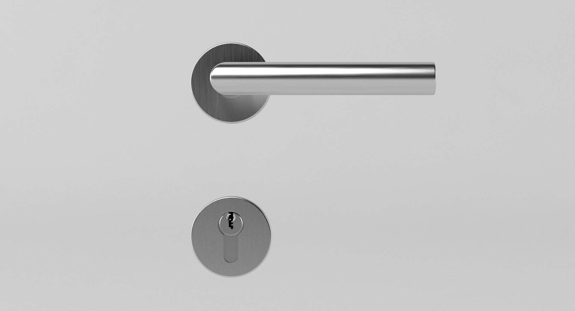 3d Model Door Handle Lock