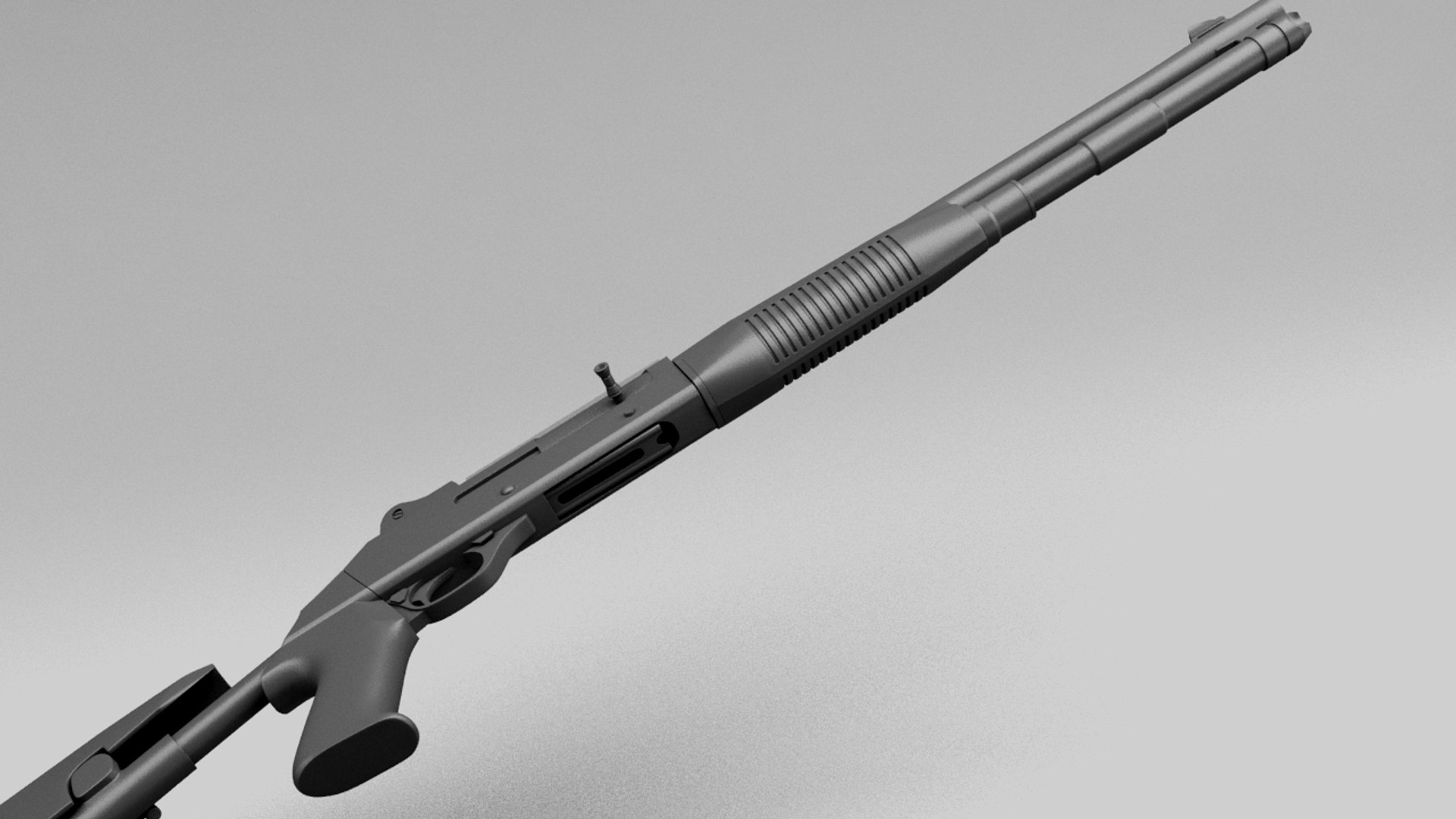 3d Highpoly Benelli M4 Super Model