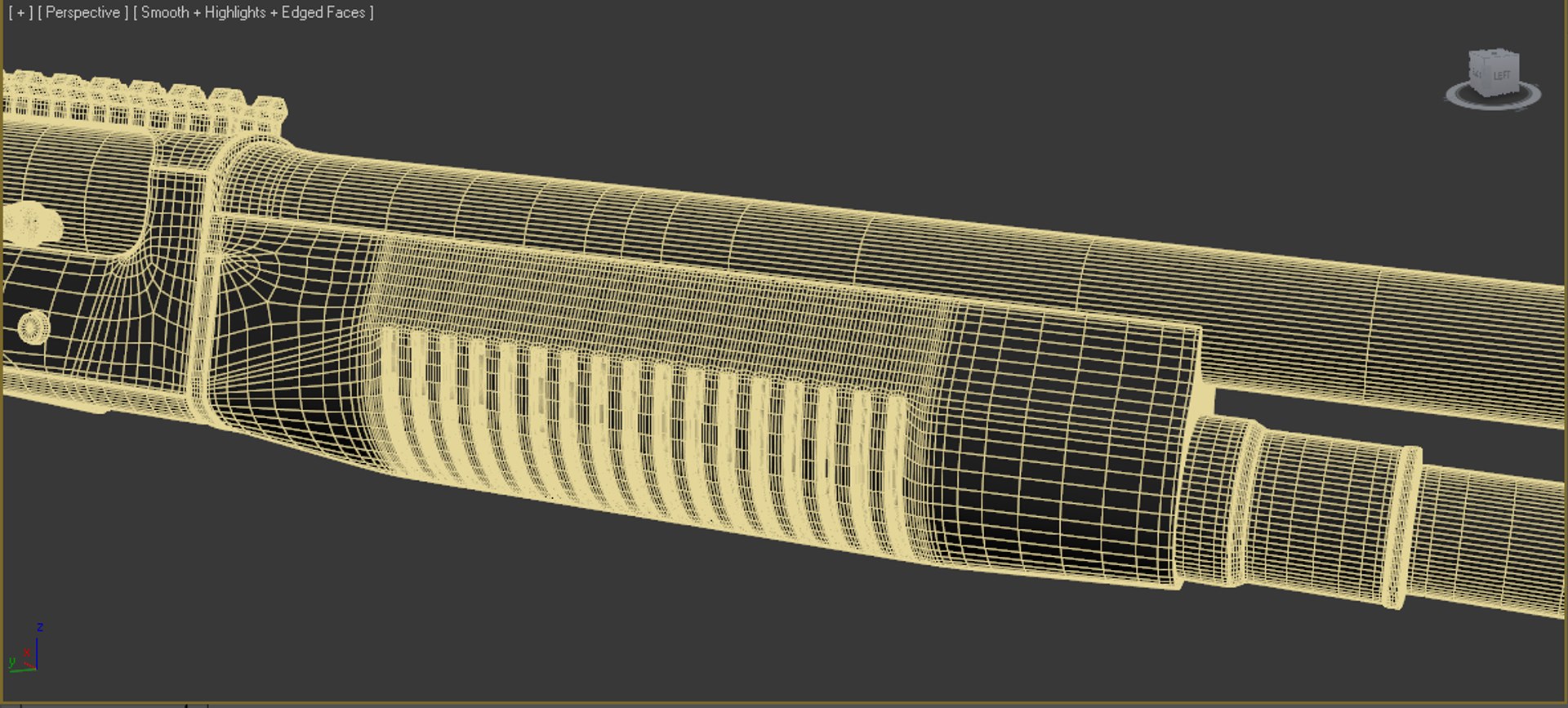 3d Highpoly Benelli M4 Super Model