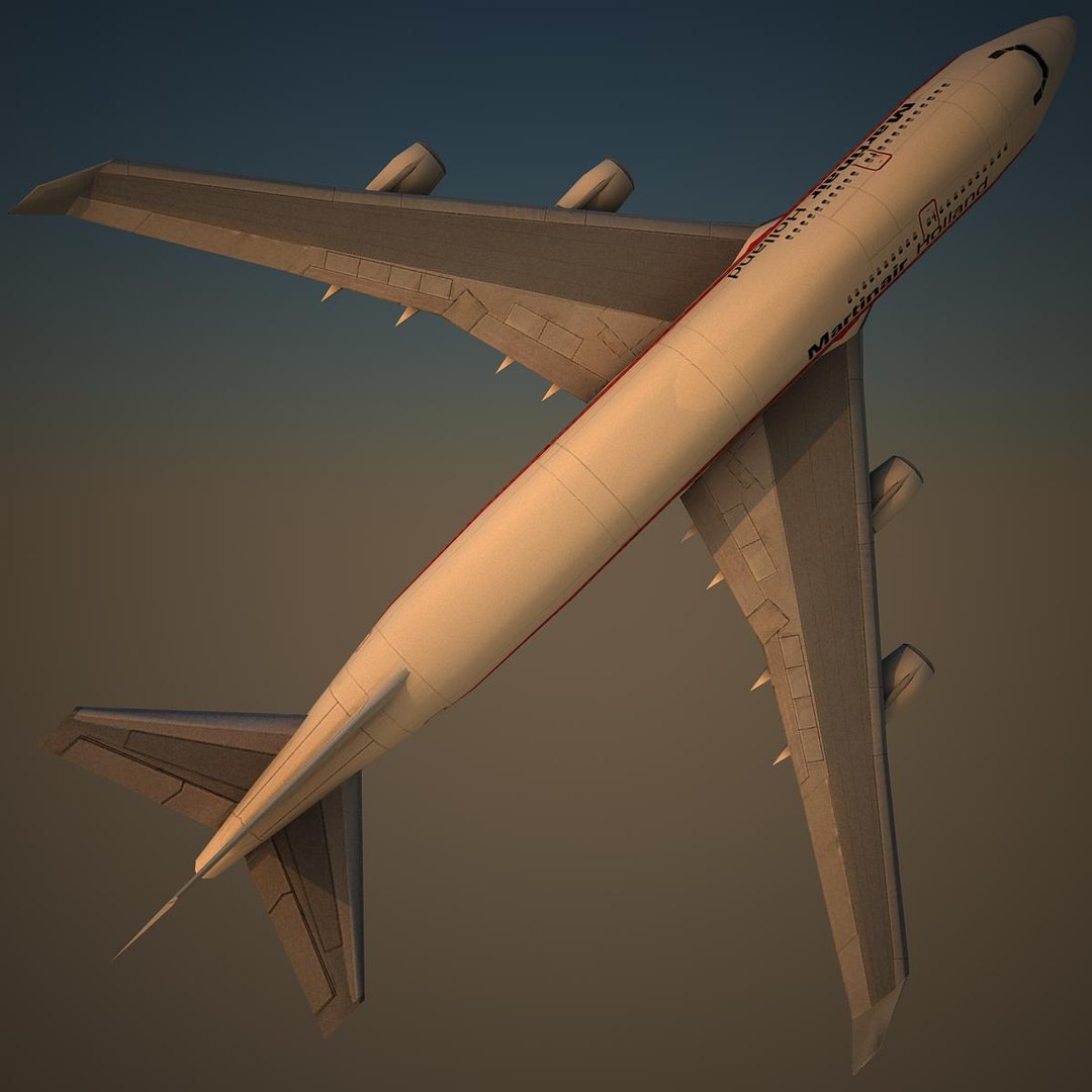 3d Model Boeing 747-400 Mph