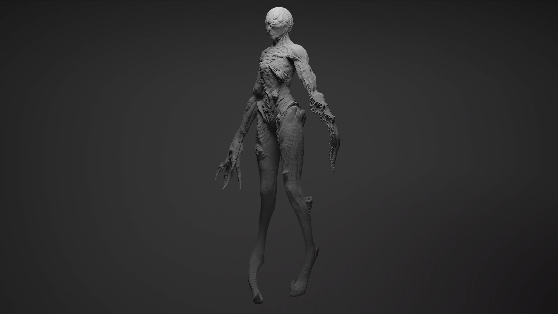 3D Dark Monster Model - TurboSquid 2426936