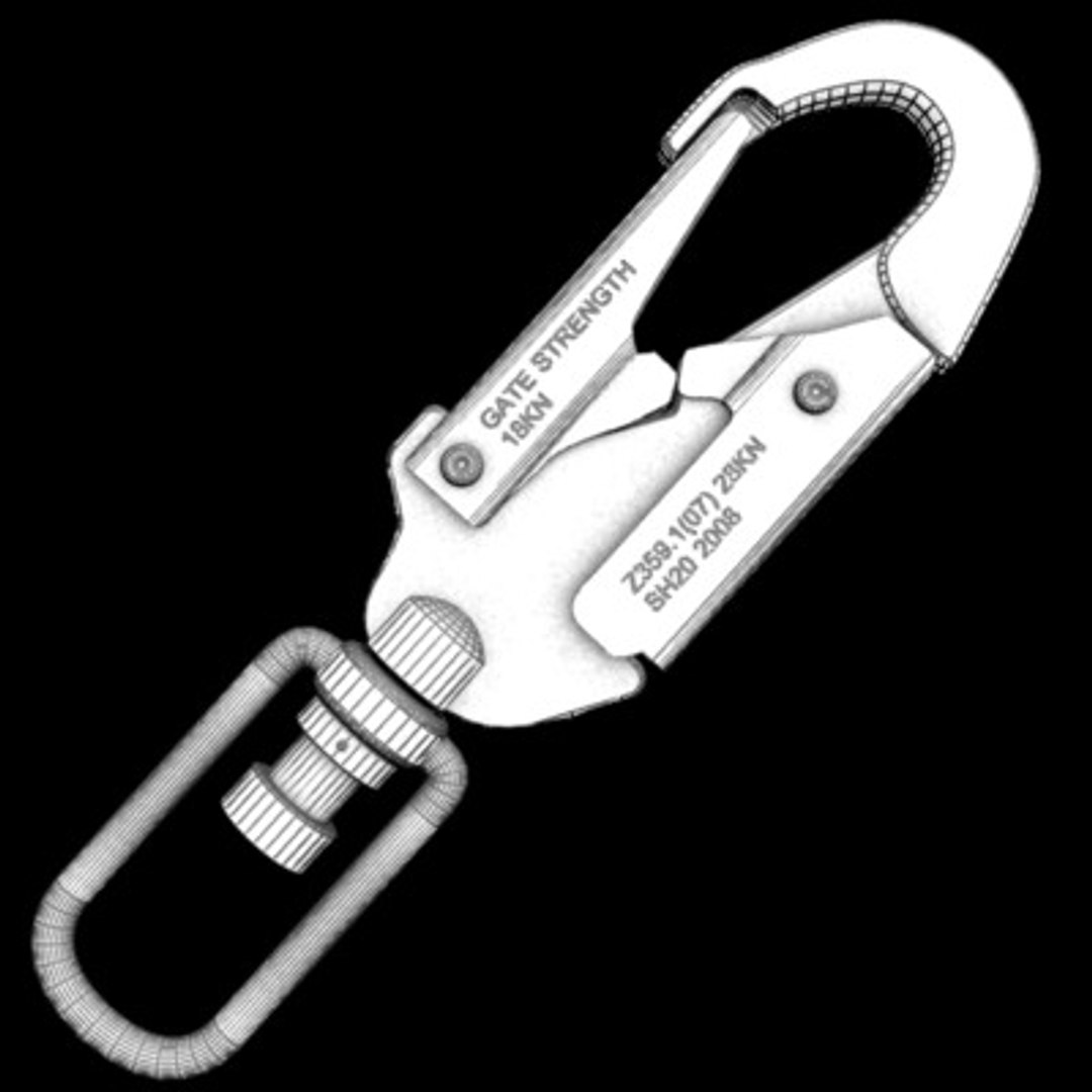 3d Model Of Snap Hook Pin