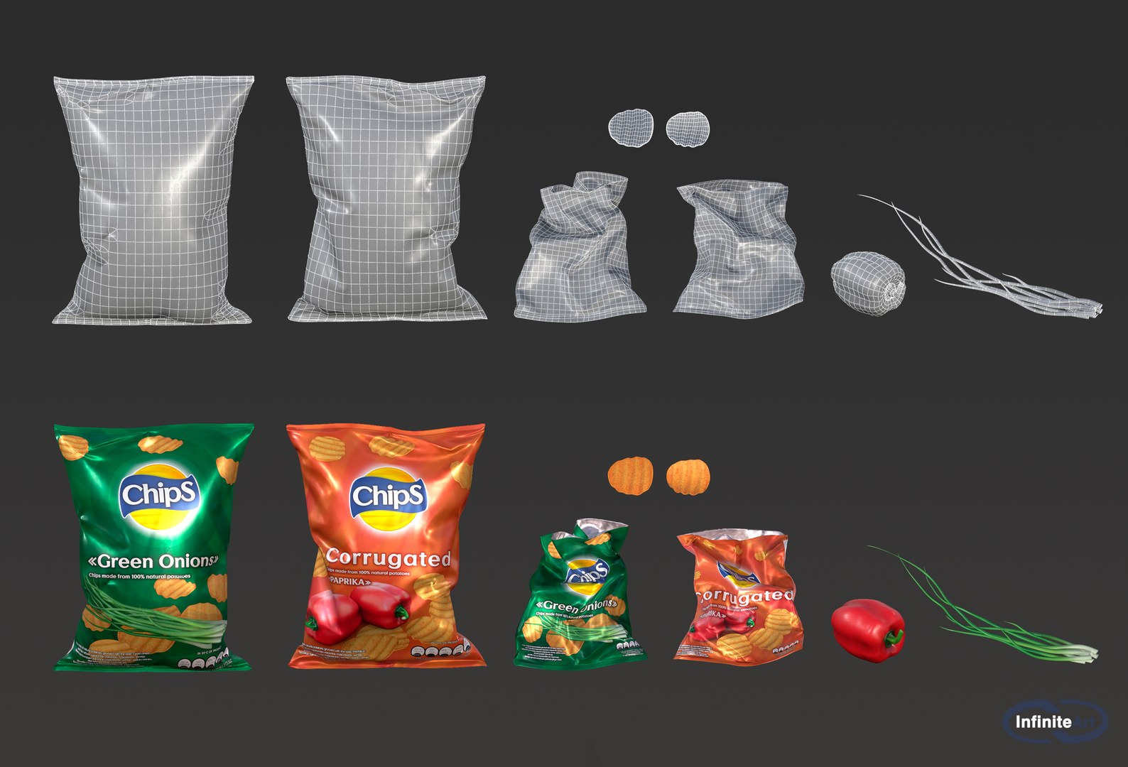 3D Packaging Of Chips - TurboSquid 1815051