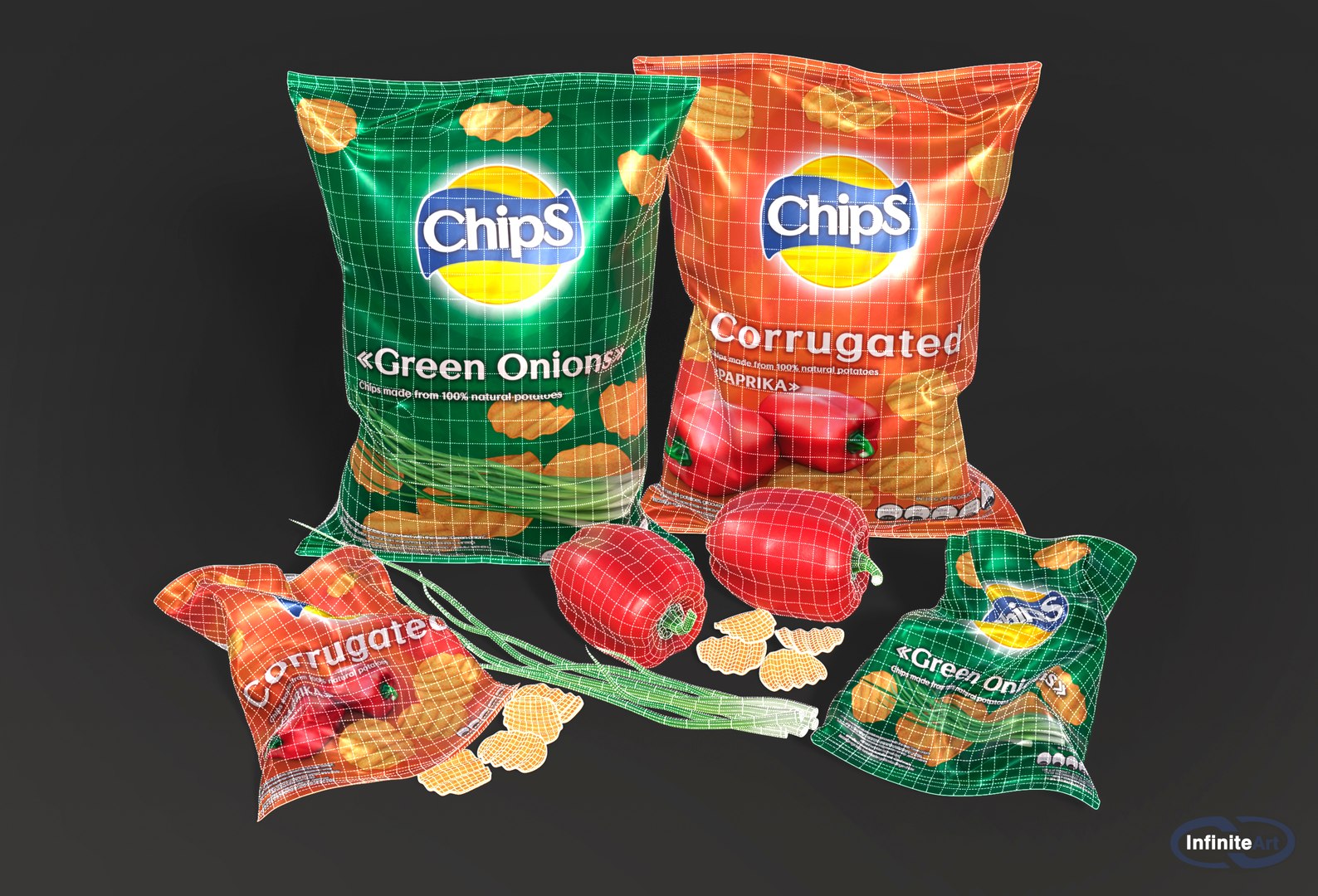 3D Packaging Of Chips - TurboSquid 1815051