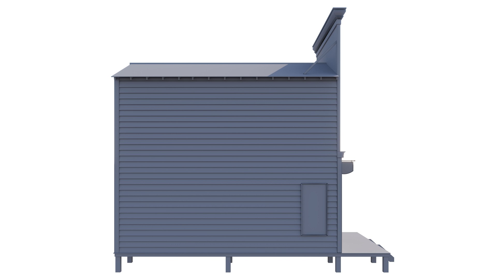 Western Grocery Store Building 3D Model - TurboSquid 1907830
