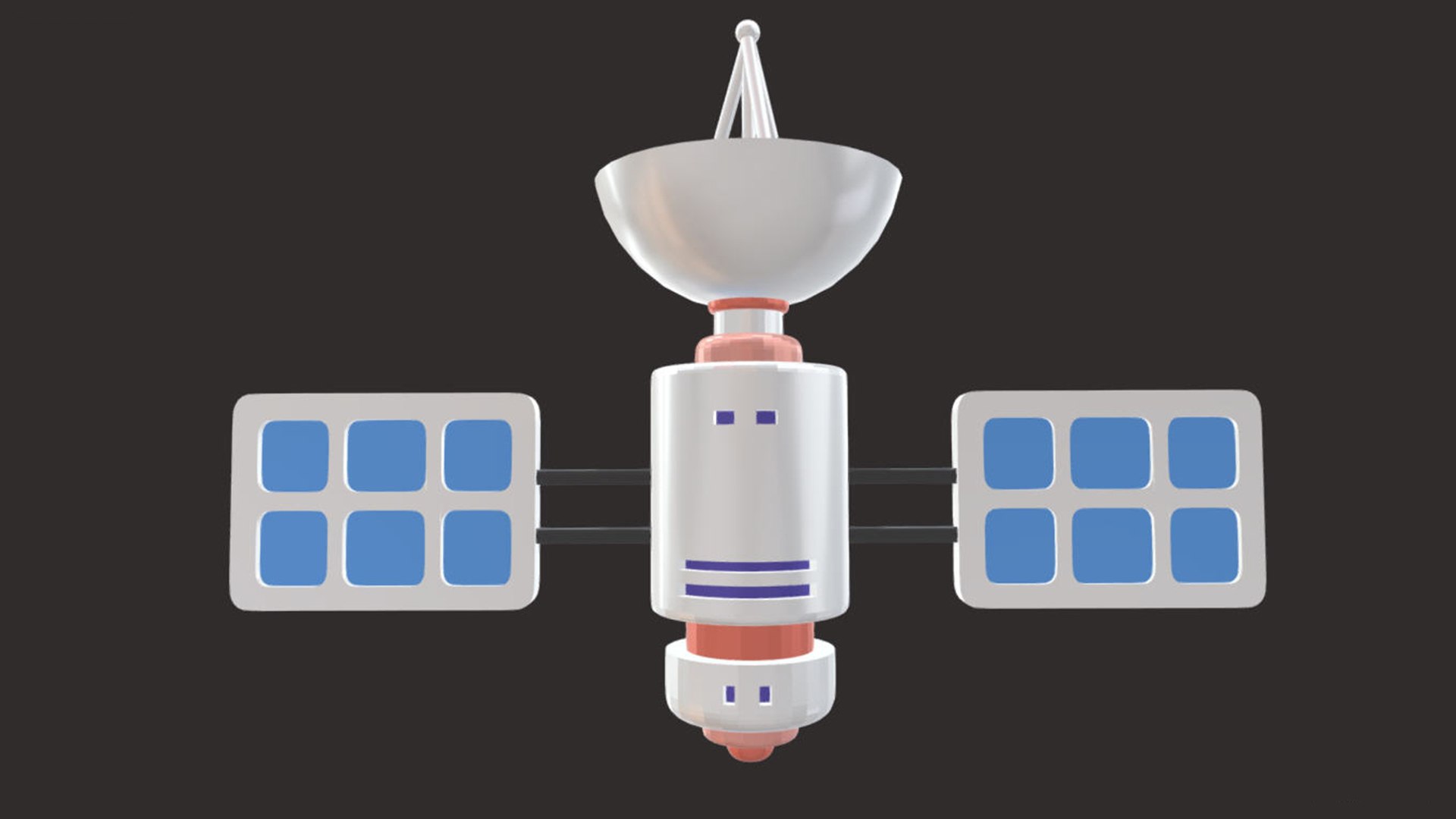 Satellite1 3D Model - TurboSquid 2132755