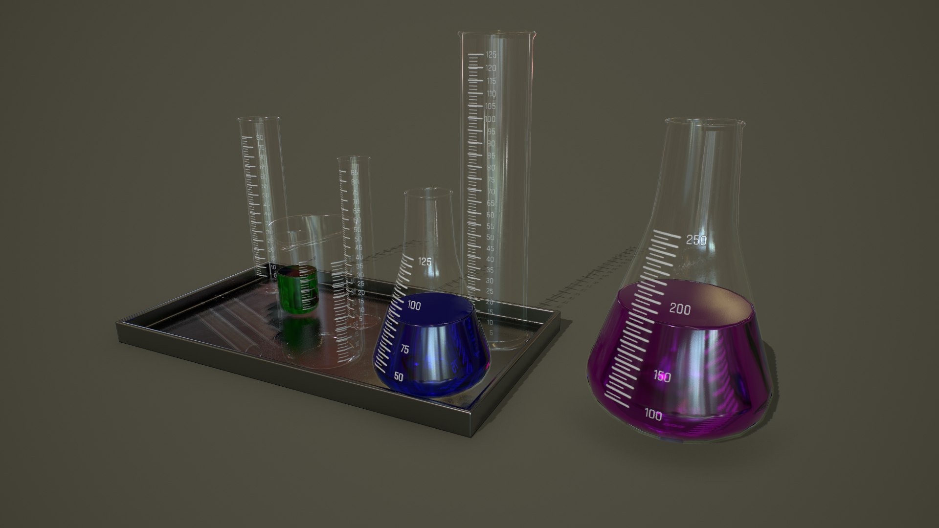 3D Pbr Laboratory Glassware Model - TurboSquid 1583152