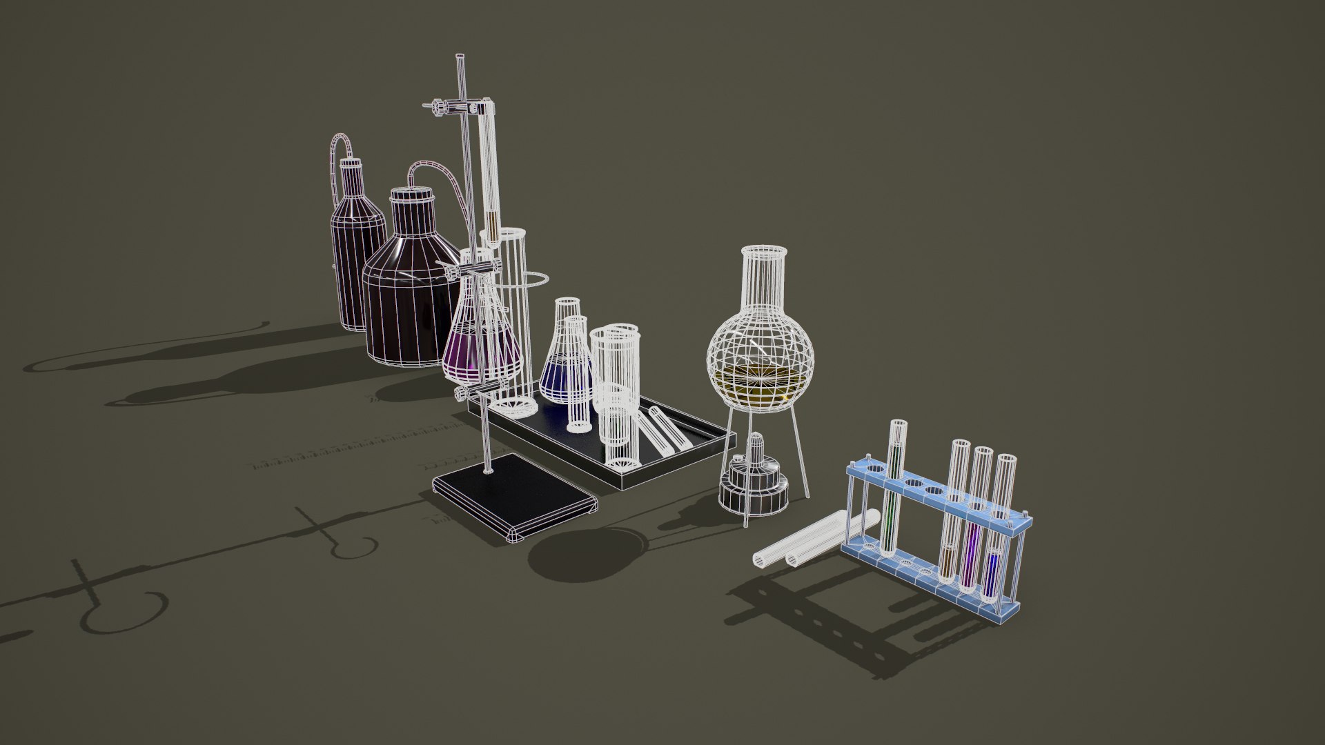 3D Pbr Laboratory Glassware Model - TurboSquid 1583152