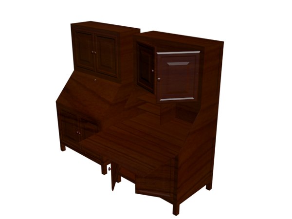 3D self desk - TurboSquid 1511139