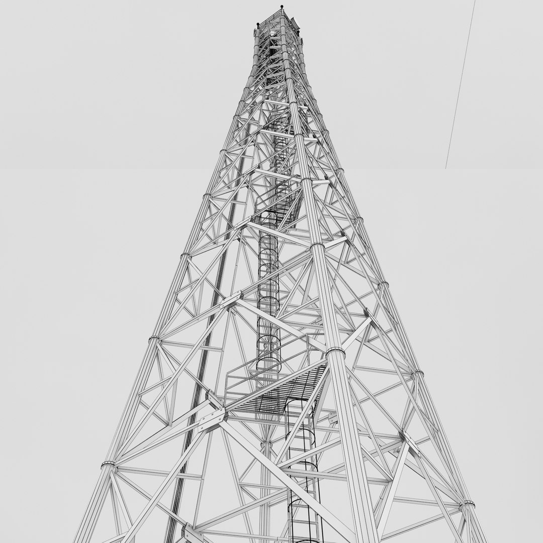 3d Model Communication Tower