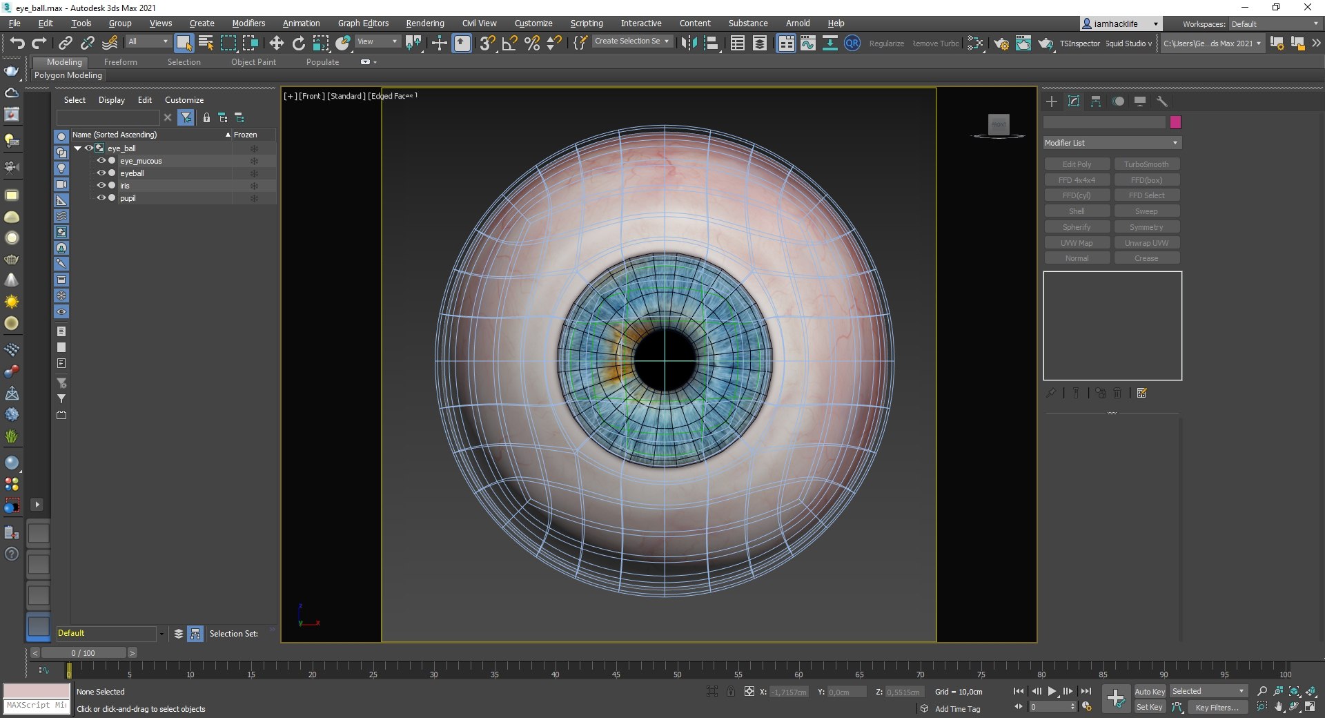 Human Eye Realistic Eyeball Iris 3D Model - TurboSquid 1645996