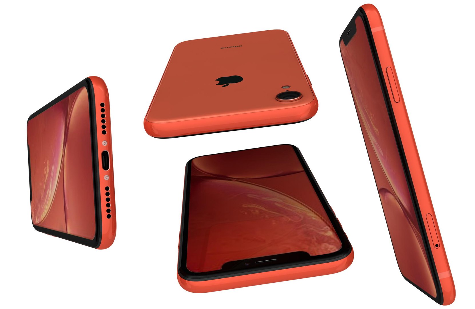 3D apple iphone xr red - TurboSquid 1334309