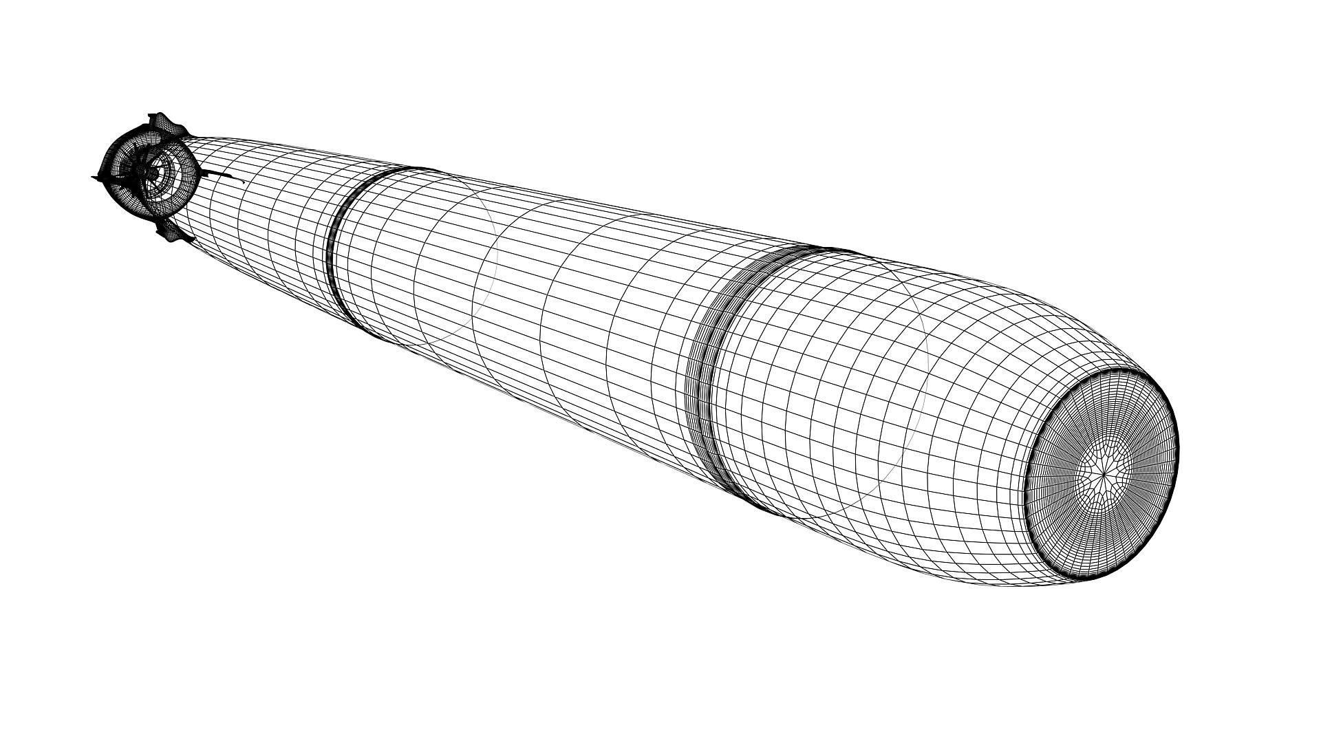 Torpedo Mk48 Model - TurboSquid 1680851
