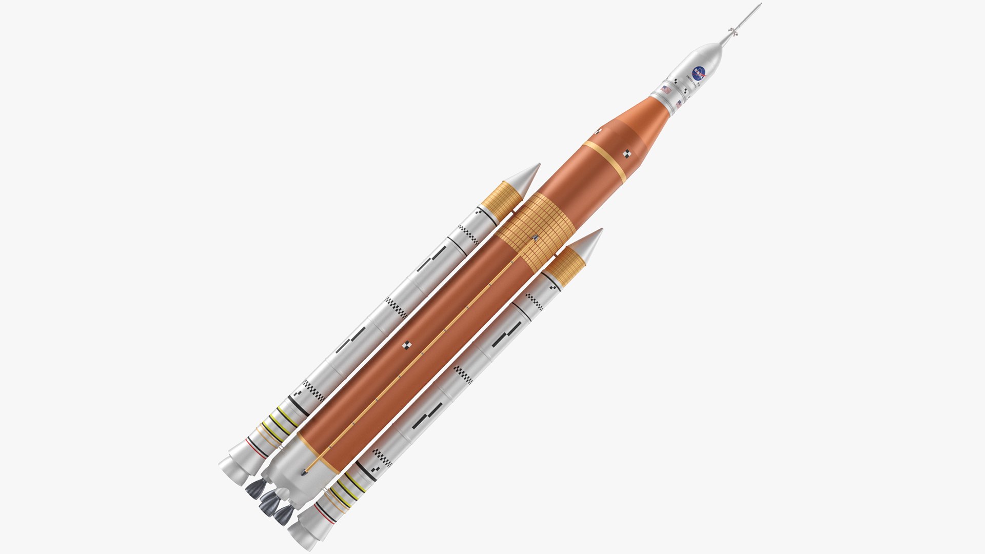 SLS Block 1 Rocket Model - TurboSquid 2259273