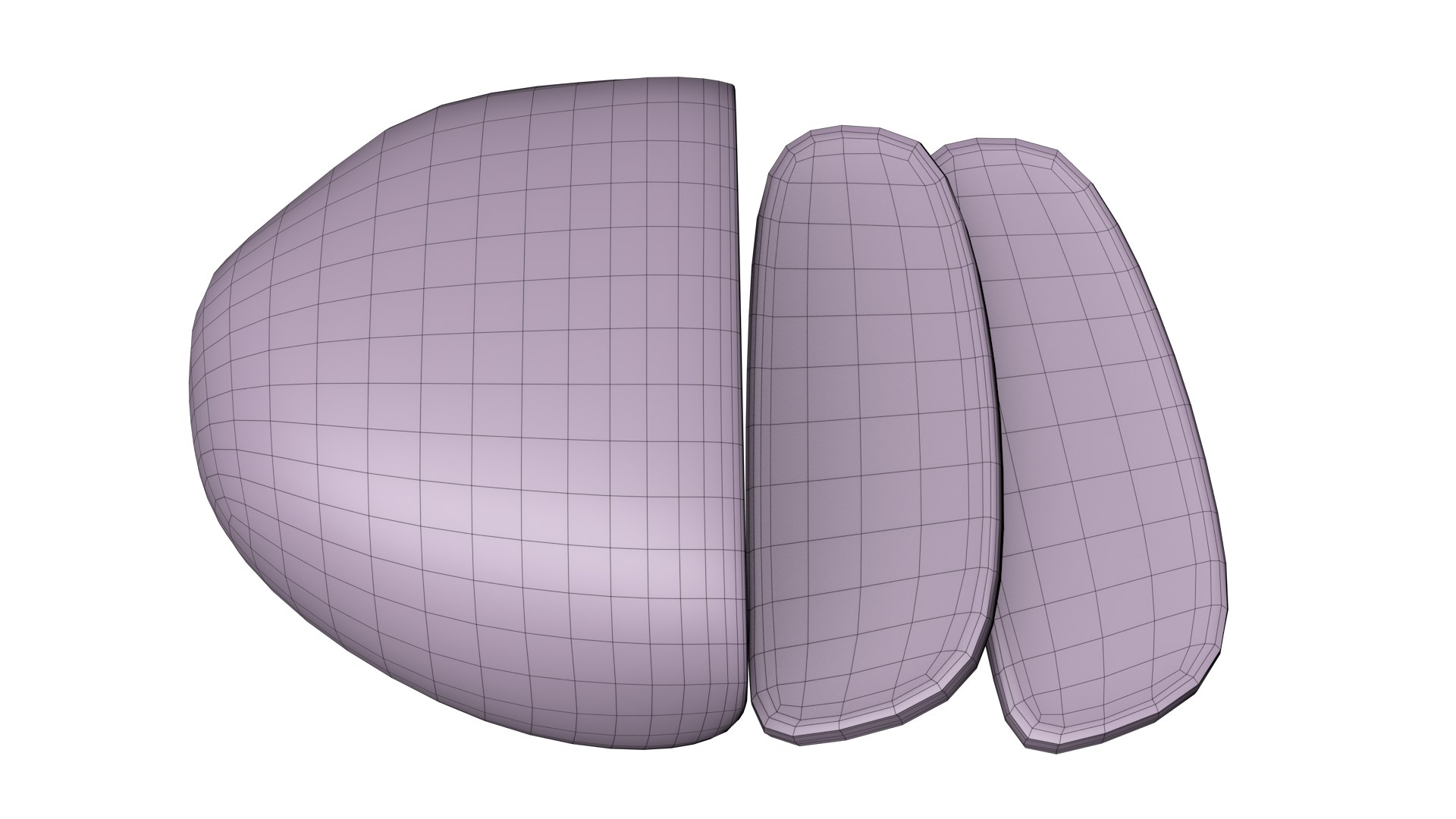 Cartoon Ham Meat 3D Model - TurboSquid 2078664