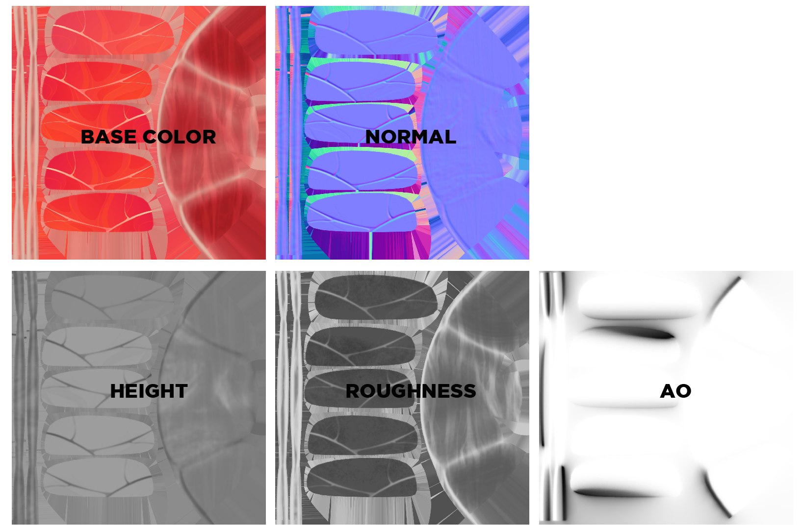 Cartoon Ham Meat 3D Model - TurboSquid 2078664