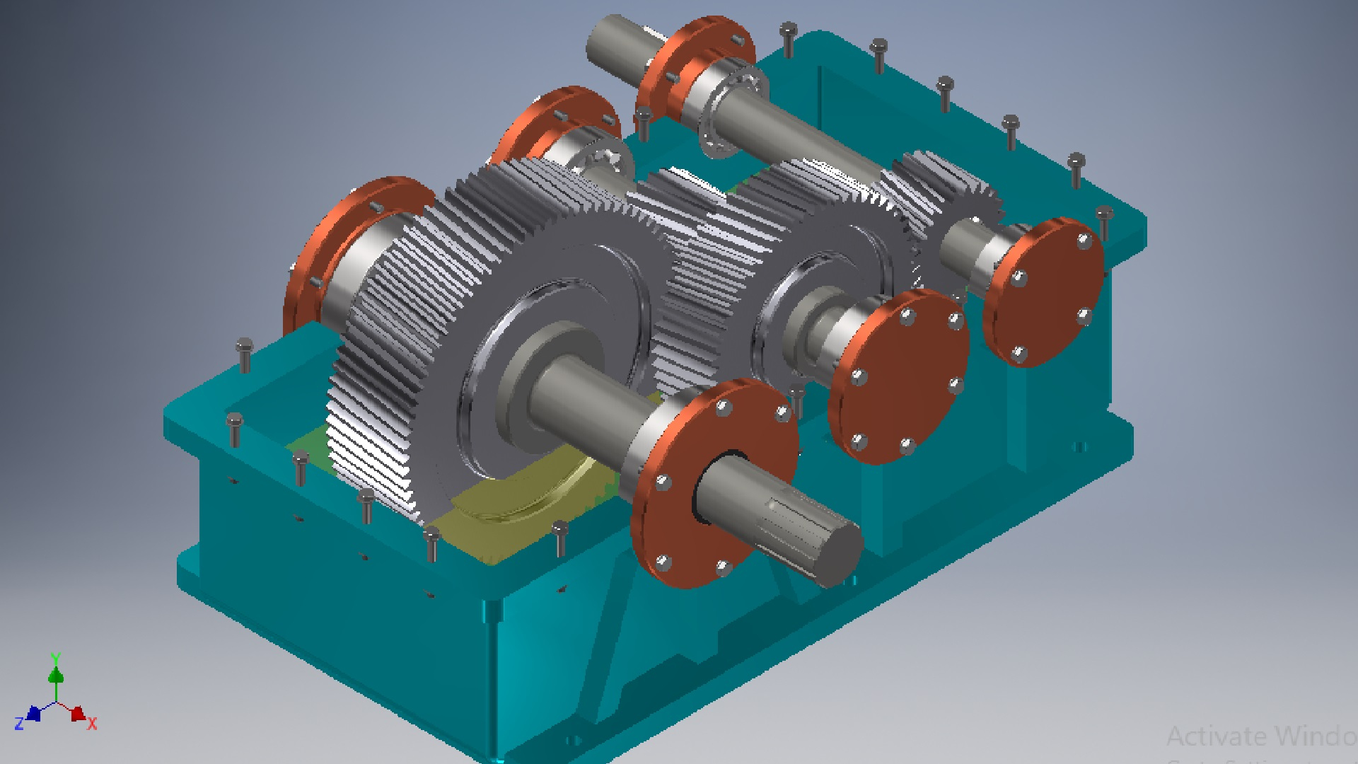 3D model gearbox speed reducer - TurboSquid 1677483