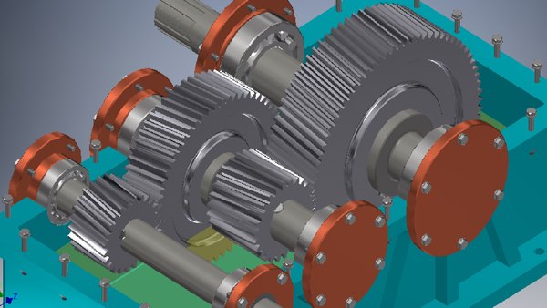 3D model gearbox speed reducer - TurboSquid 1677483