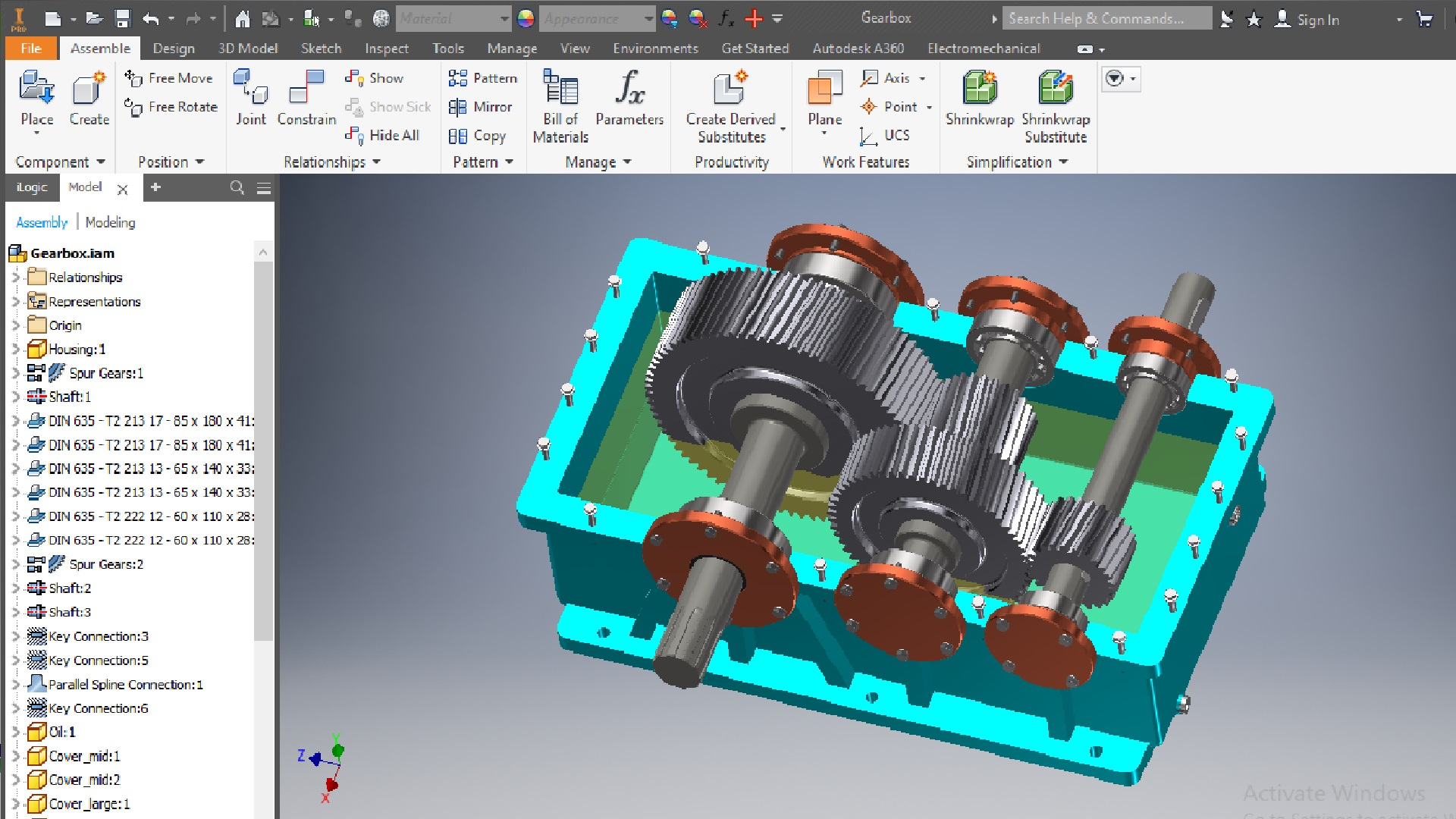 3D model gearbox speed reducer - TurboSquid 1677483