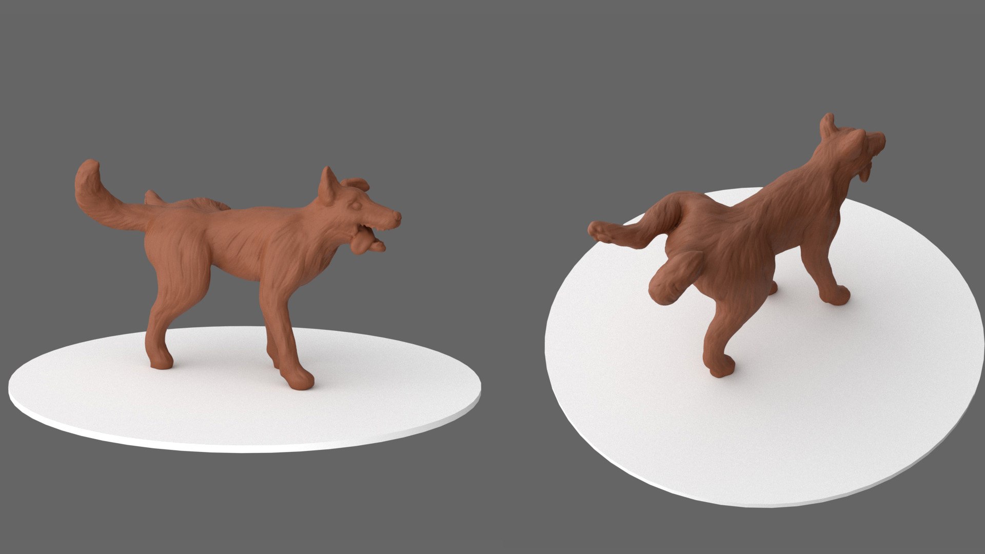 3D Peeing Dog Border Collie 3d Printable - TurboSquid 2003244