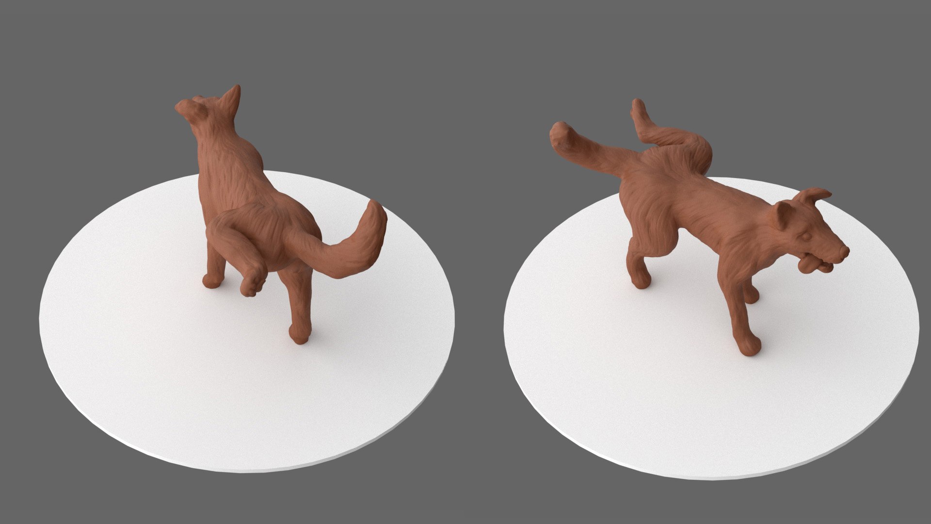 3D Peeing Dog Border Collie 3d Printable - TurboSquid 2003244