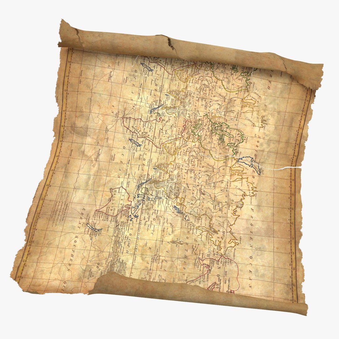 Treasure maps 3D - TurboSquid 1235445