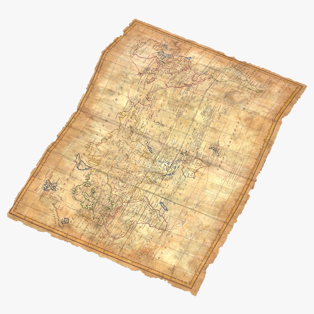 Treasure Maps 3D - TurboSquid 1235445