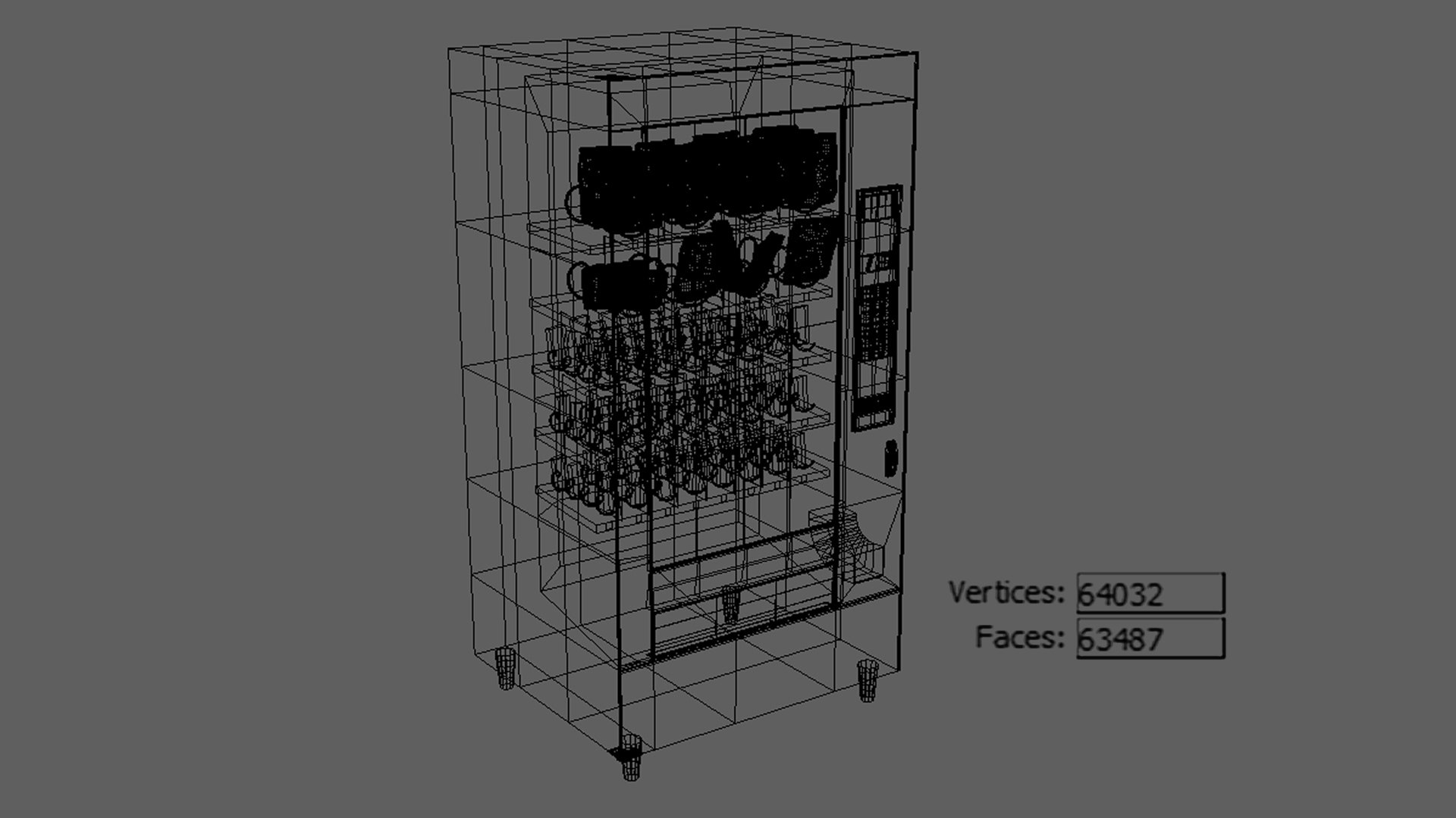Retro Candy Vending Machine 3D Model - TurboSquid 1964702