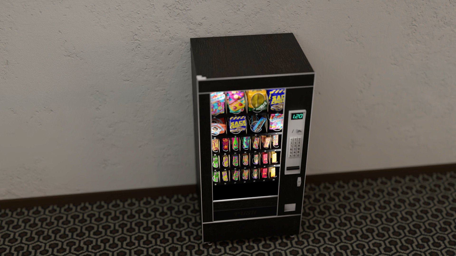 Retro Candy Vending Machine 3D Model - TurboSquid 1964702