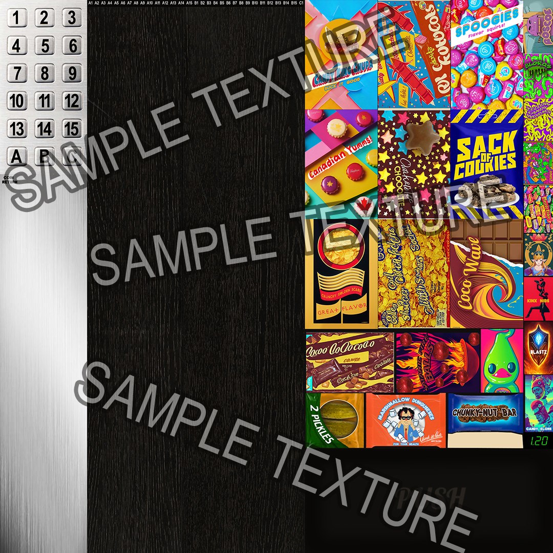 Retro Candy Vending Machine 3D Model - TurboSquid 1964702