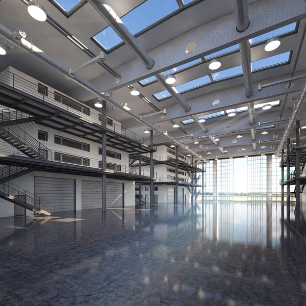 warehouse realistic 3d max