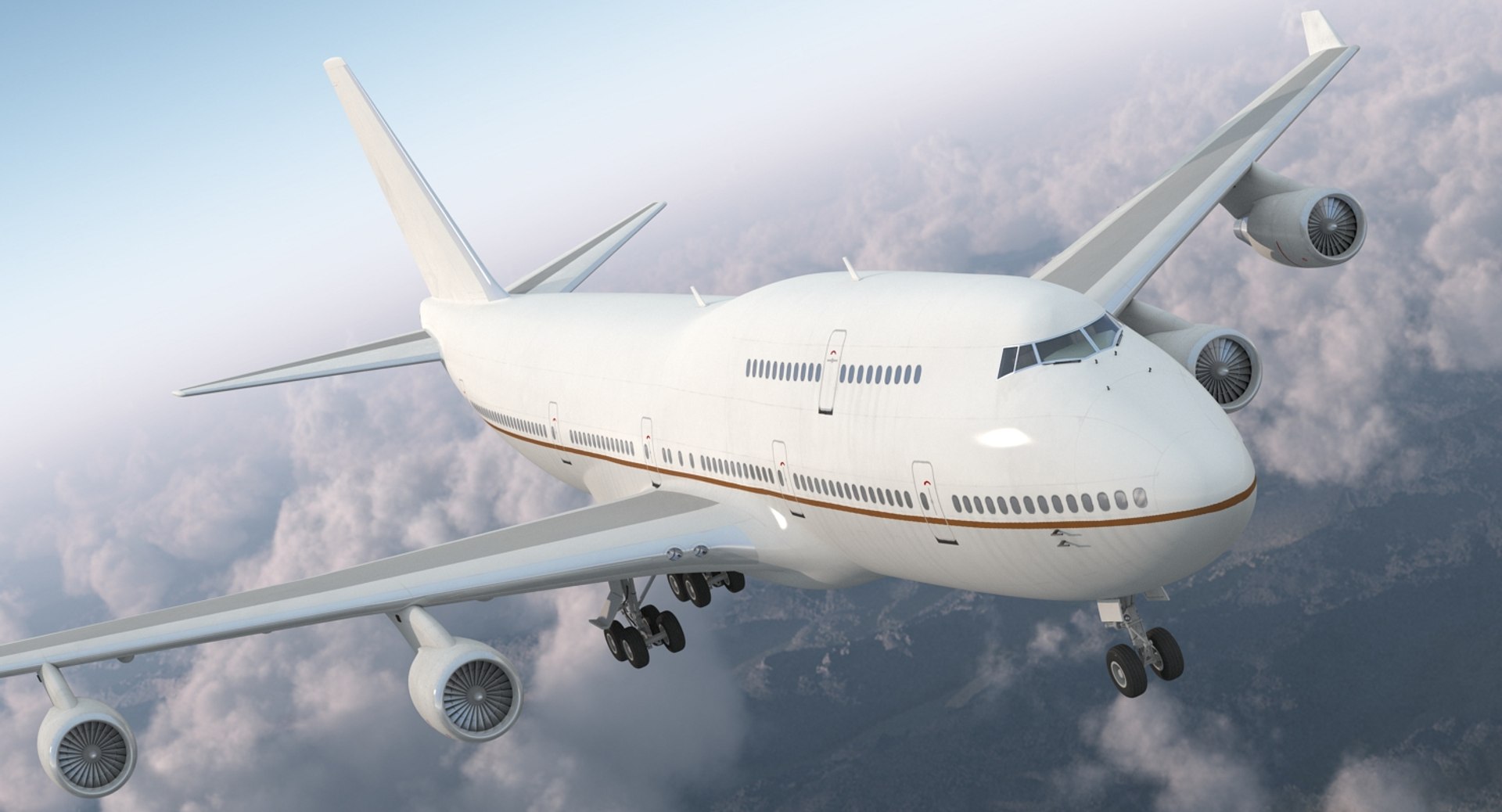 Boeing 747-400 Generic Model - TurboSquid 1228523