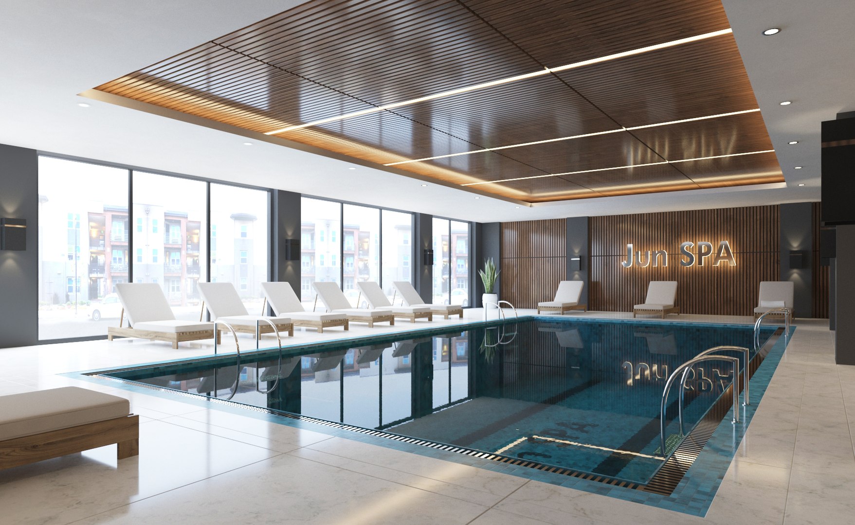 3D SPA Pool Interior - TurboSquid 1909071