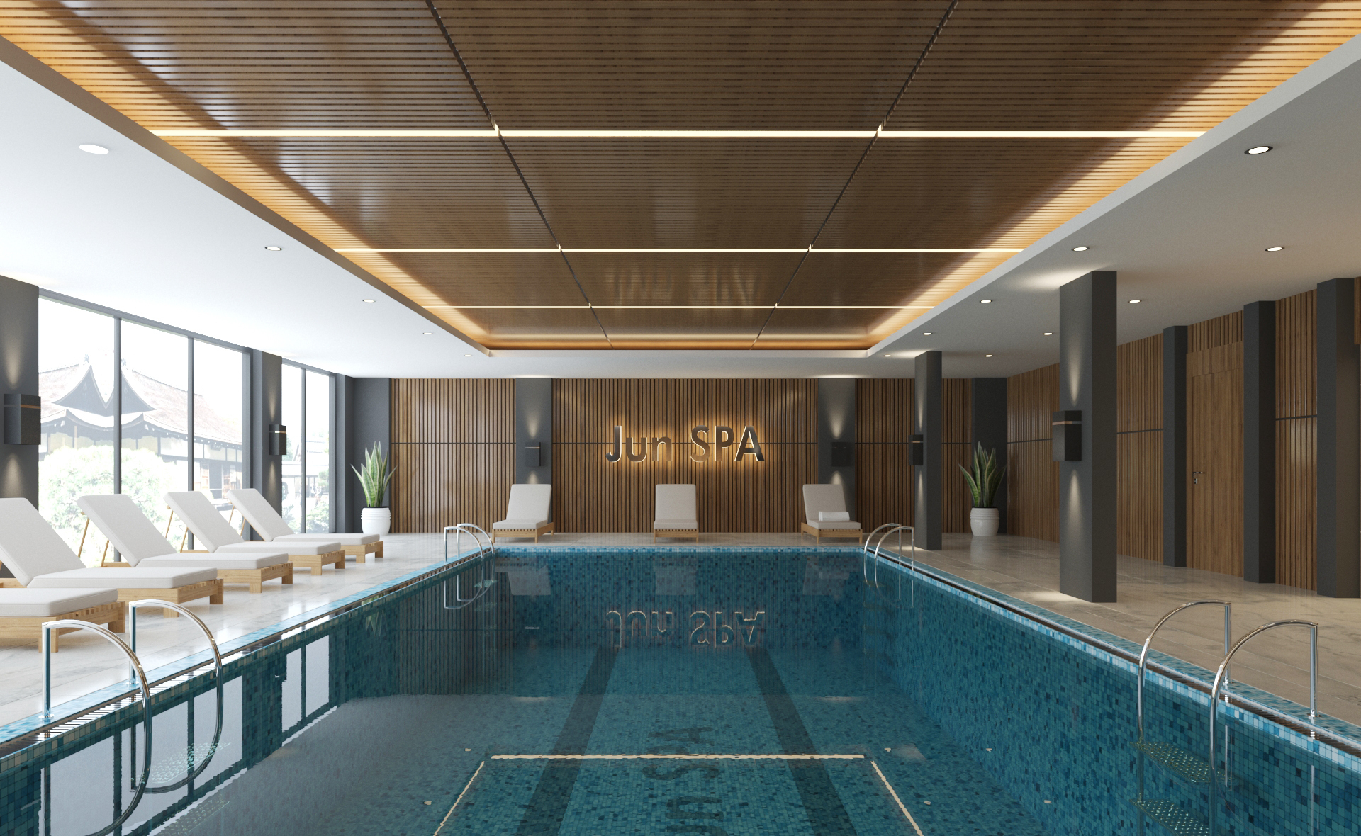 3D SPA Pool Interior - TurboSquid 1909071
