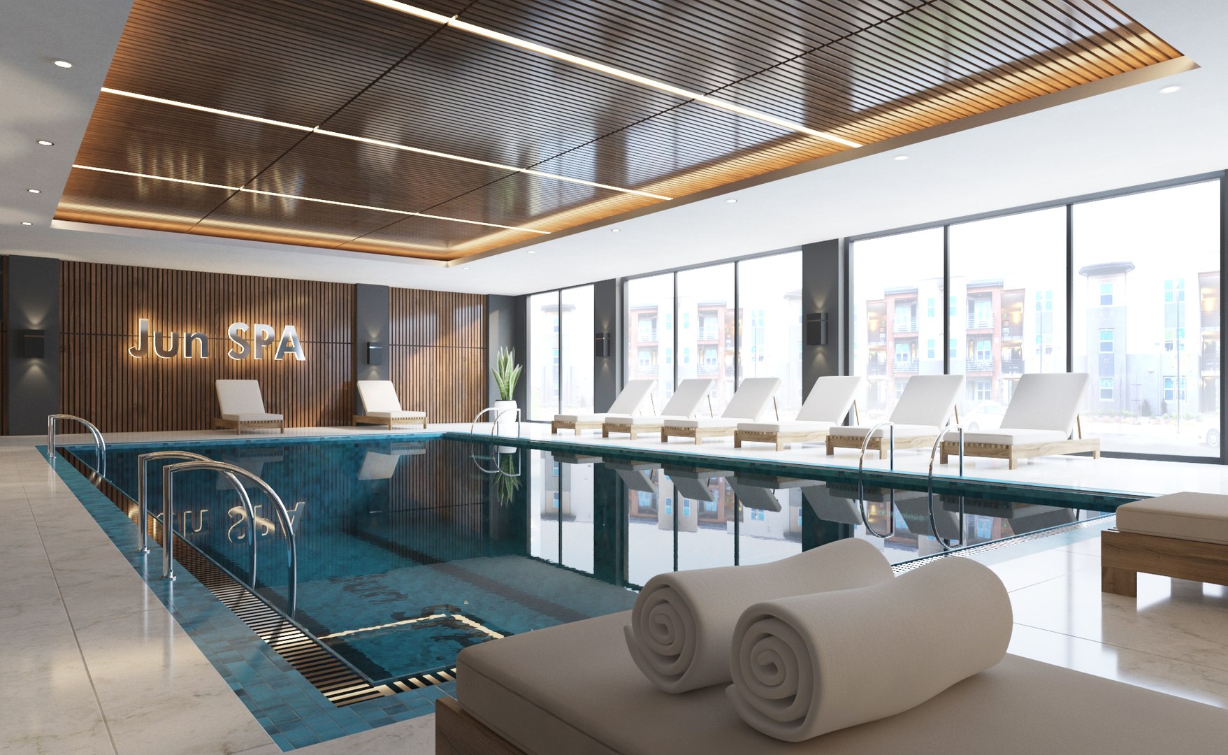 3D SPA Pool Interior - TurboSquid 1909071