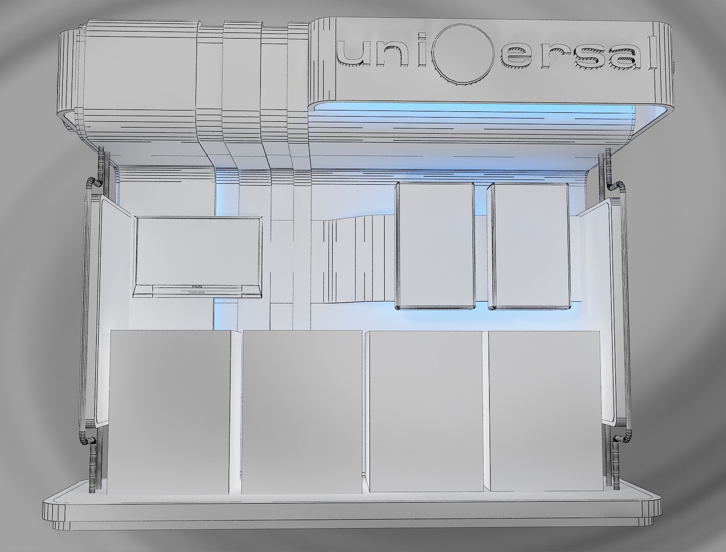 3D products stand display - TurboSquid 1637518