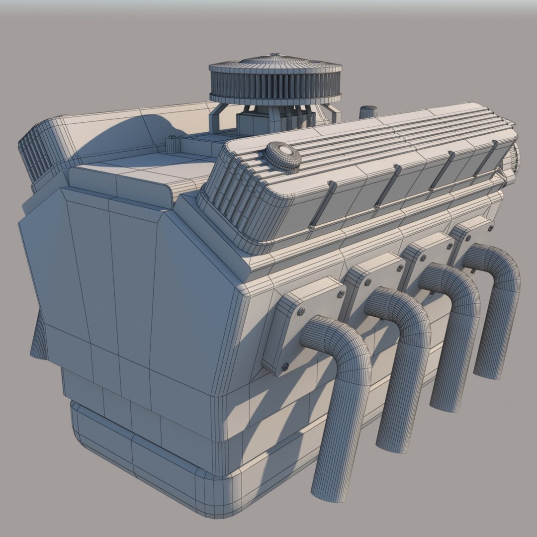 Car Engine 3D - TurboSquid 1321622