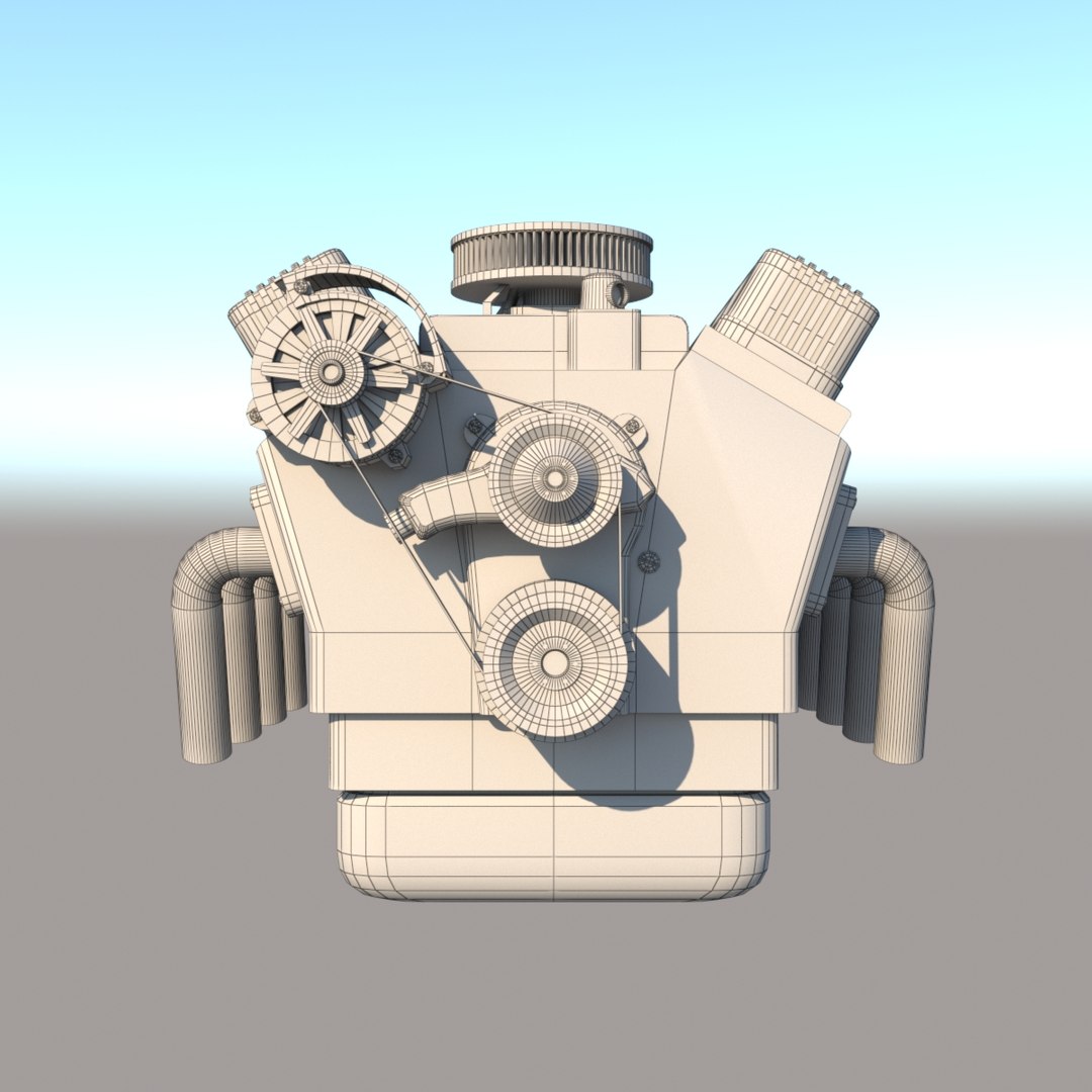 Car Engine 3D - TurboSquid 1321622