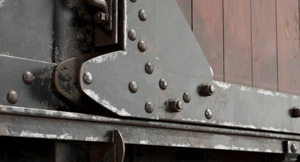 modelo 3d Vagón de carga de madera - TurboSquid 1696684